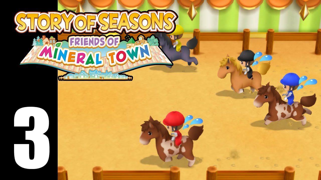 STORY OF SEASONS FOMT | PART 3 | SPRING DERBY | HD | NO COMMENTARY ...