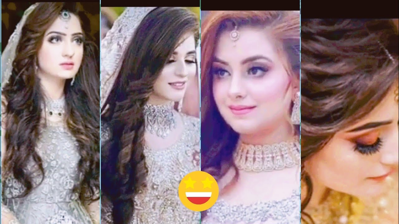 Traditional walema makeup# walema bride hair style # resepition bride ...