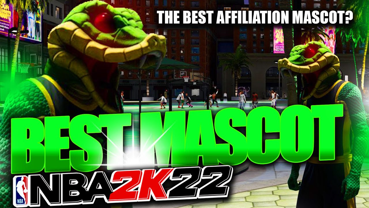 2k22 MASCOT | BEST AFFILIATION MASCOT TO CHOOSE - YouTube