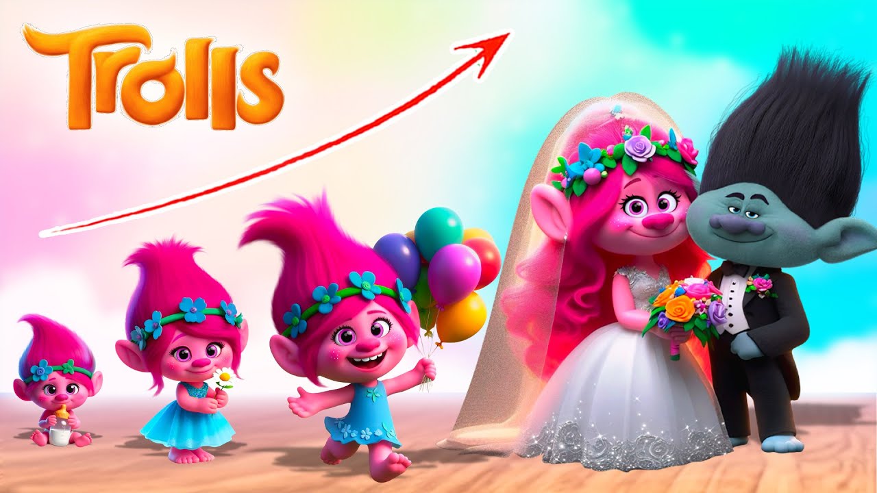 Trolls Growing Up Compilation | Zappy WOW - YouTube