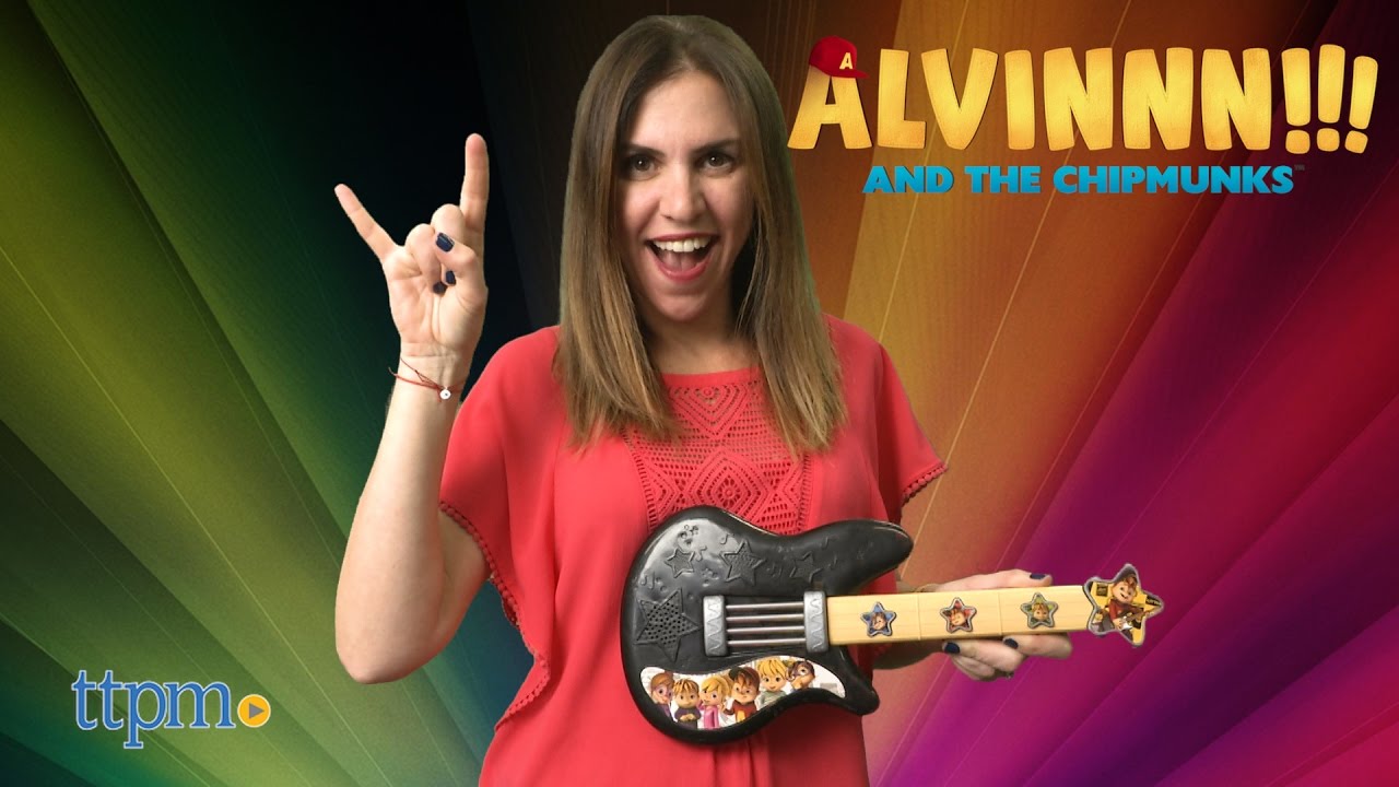 Alvin and the Chipmunks Chipmunk Funk Guitar from Fisher-Price - YouTube