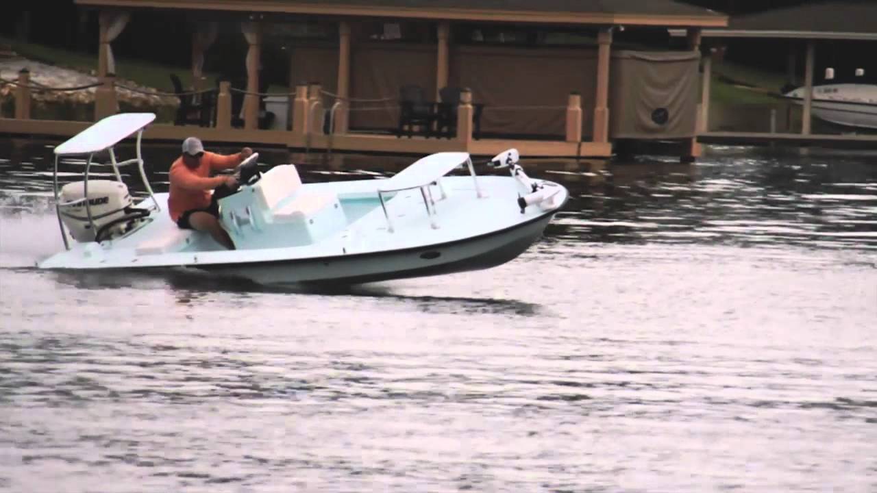 All Blue Center Console Fury Powered by Etec 60 - YouTube