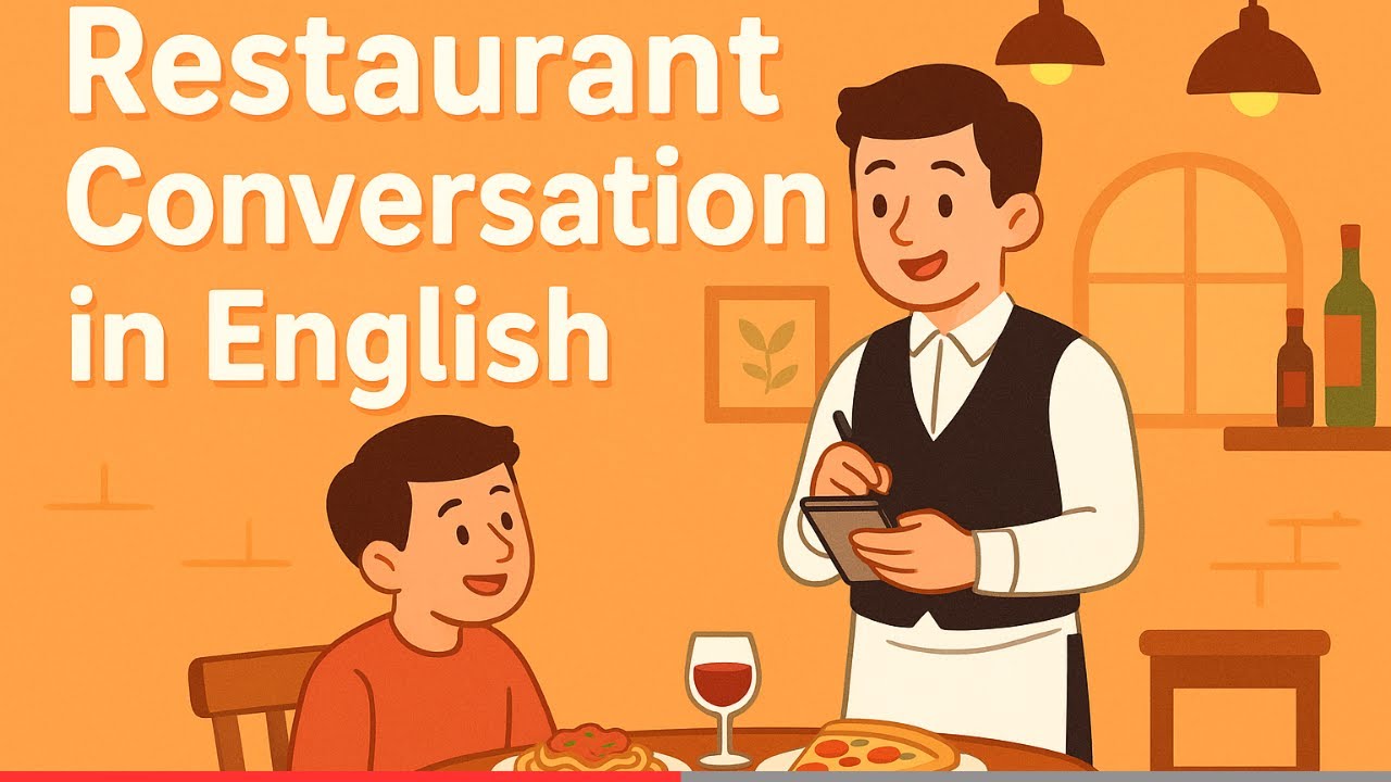 English Conversation at a Restaurant | Learn Real English: Ordering at ...