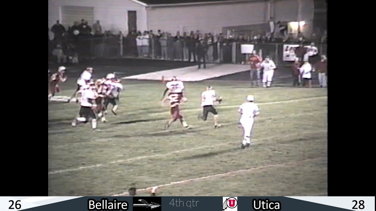 Bellaire HS Archives: football - 2000 Playoffs v. Utica - YouTube