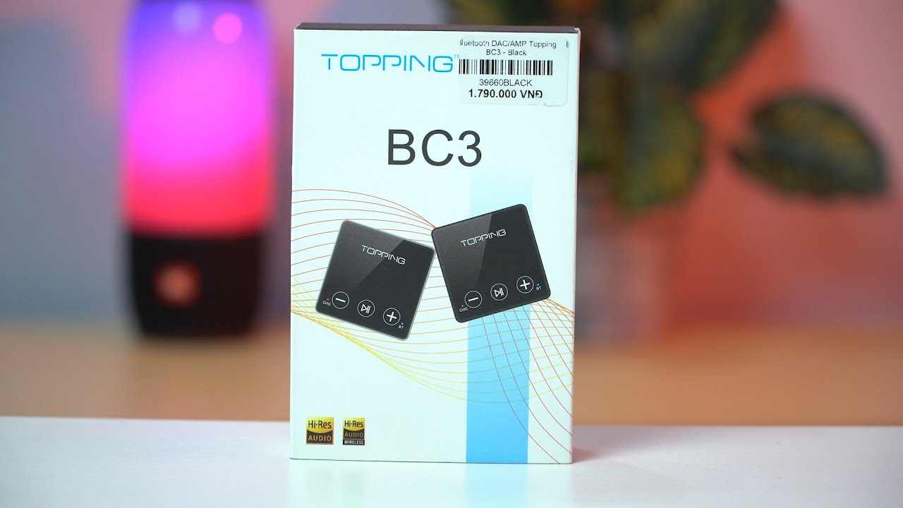 Trên tay DAC/AMP Bluetooth Topping BC3 | Trang bị Hires Audio, Hies Wireless, Cổng Optical - YouTube