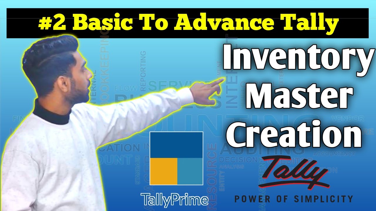 #2 How to create Inventory Master in Tally Prime || Company Create in ...