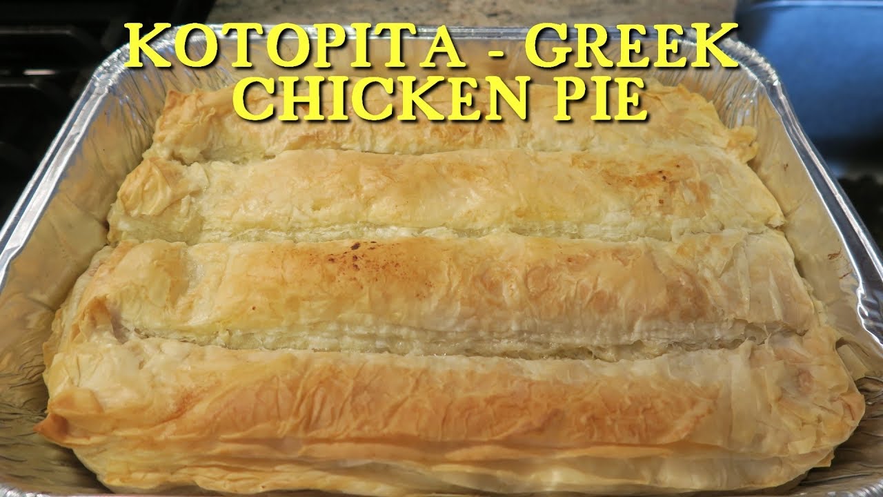 Angelo's Mom Makes Kotopita (Greek Chicken Pie) - YouTube