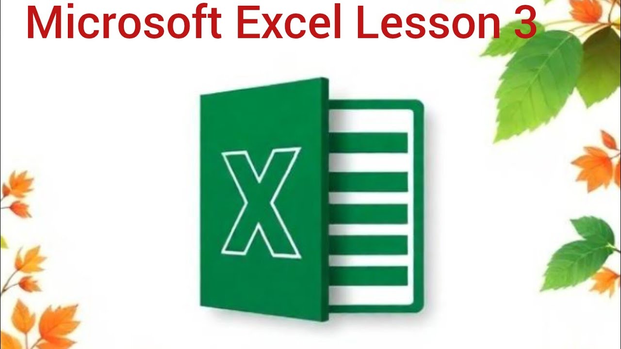 Microsoft Excel, Home 1 - YouTube
