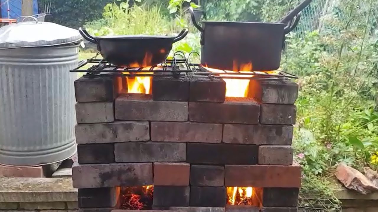 How to make a DOUBLE ROCKET STOVE! - YouTube