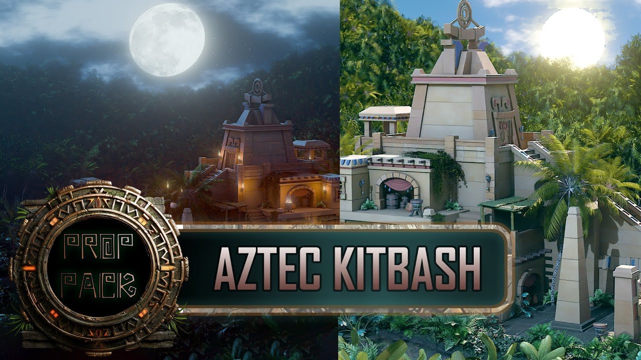 Massive Blender Aztec Modular Pack with Free Download - YouTube