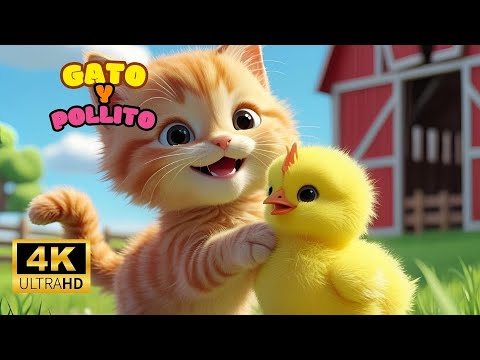 Gato y POLLITO - canciones infantiles arkoiris - YouTube