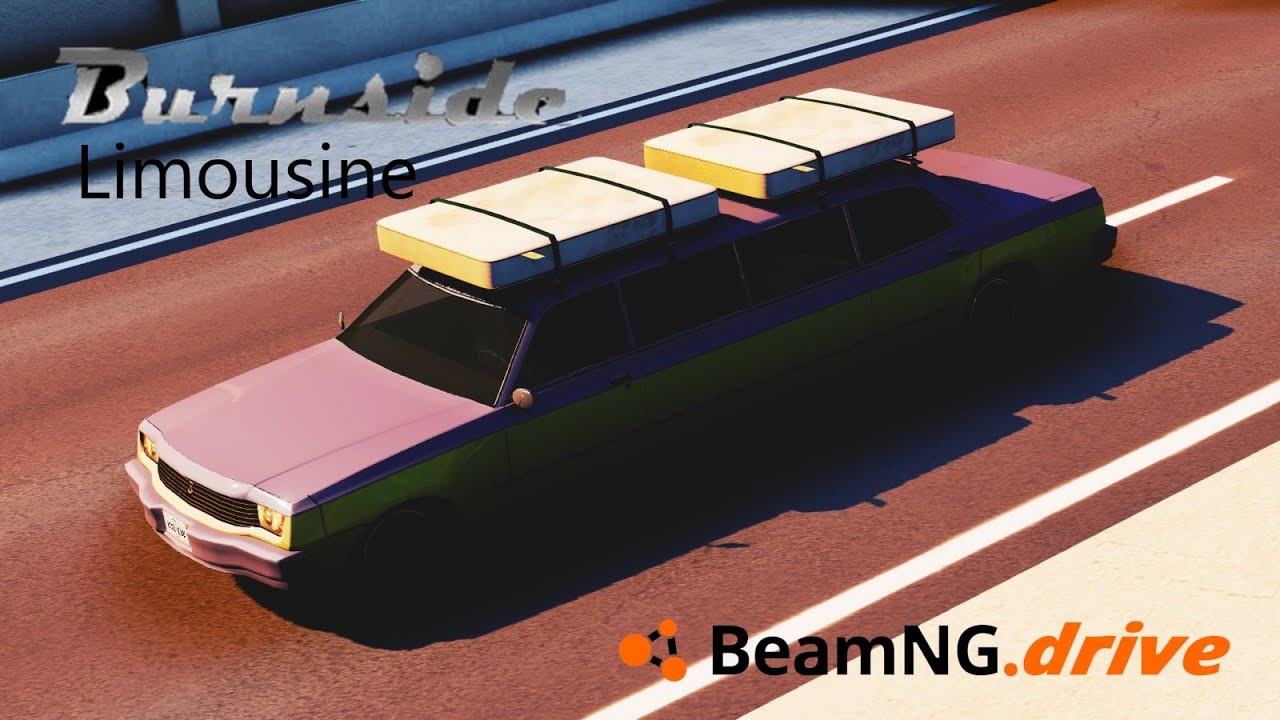 BeamNG DRIVE Mods - 1974 Burnside Limousine - YouTube