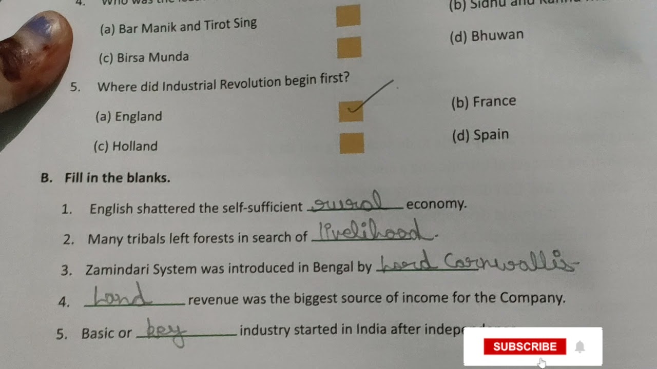 class 8th || DAV || SST || chapter 10 || back exercise full solution ...