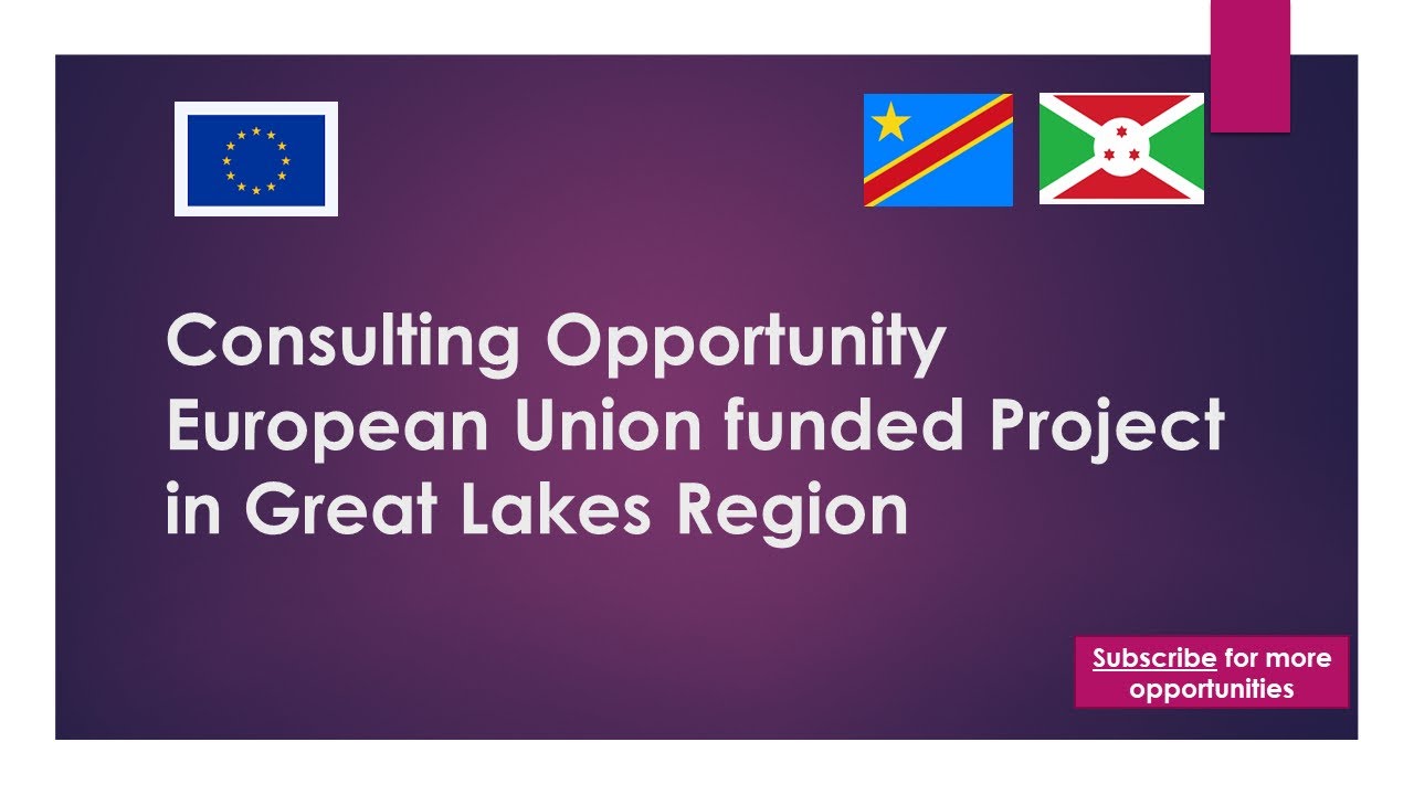 Consulting Opportunity in a European Union funded Project in Great ...