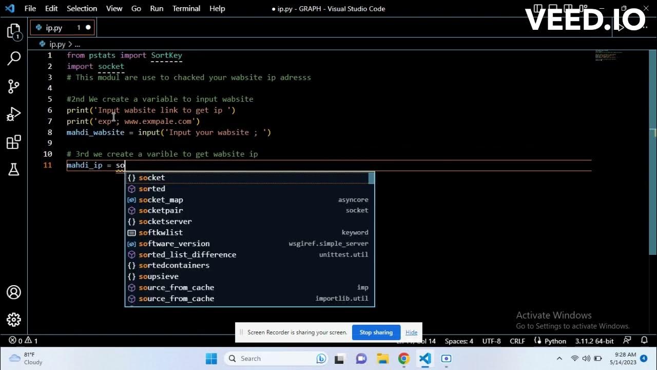 How to check website IP address using Python - YouTube