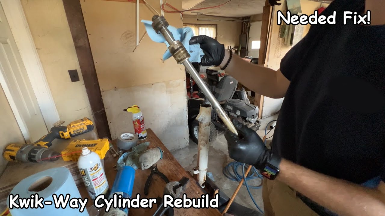 Rebuilding Sears Kwik-Way Loader Cylinders (Loader Maintenance Pt.2 ...