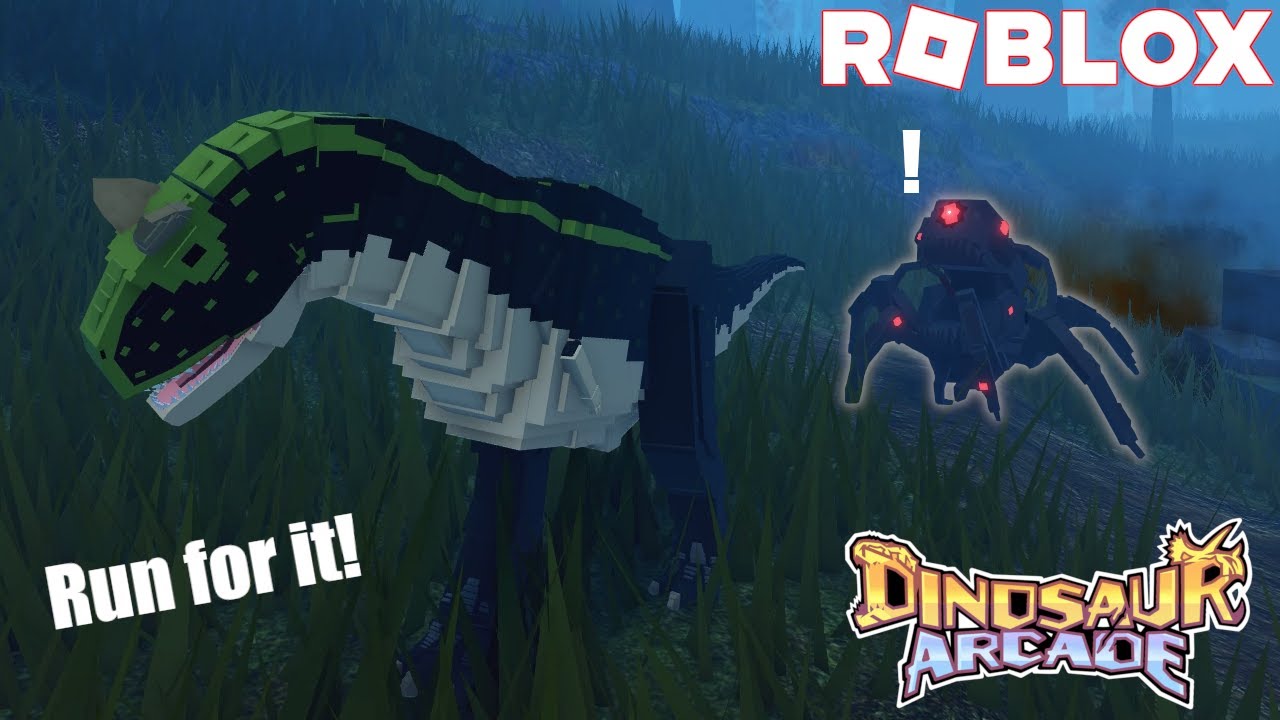 Mayhem Crawler Attack! (Eldering Carnotaurus) | ROBLOX Dinosaur Arcade ...