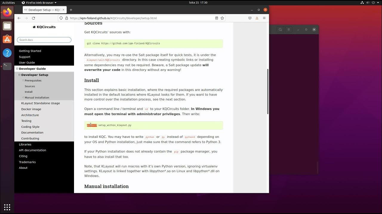 Kqcircuits Installation On Ubuntu 20 04 Lts Youtube