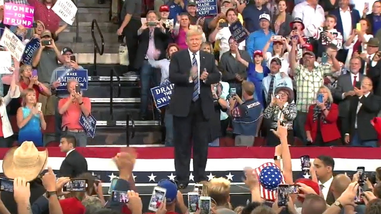 President Trump rally in Billings, Montana. Sep 6, 2018. Pres Trump ...
