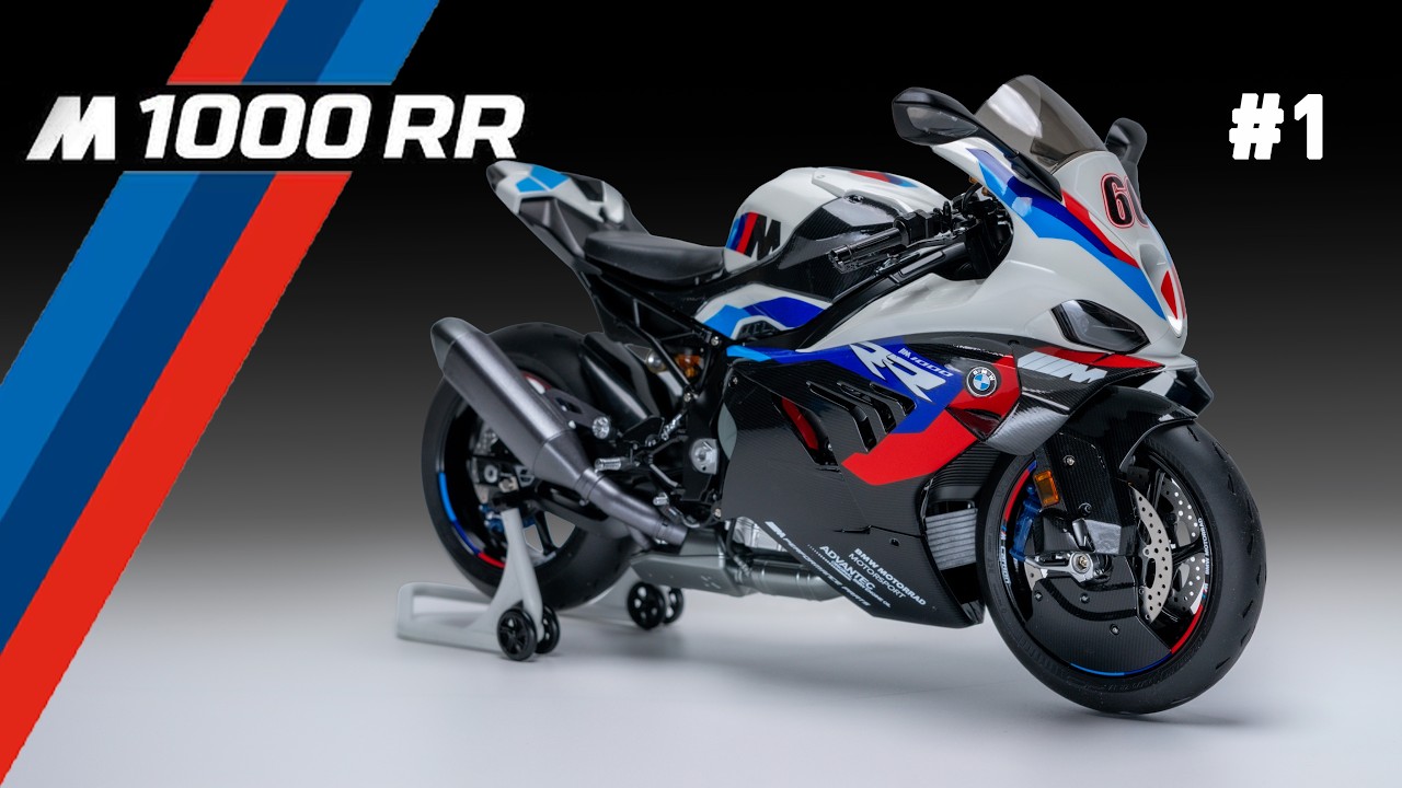 Building BMW M1000 RR Scale Model Assembly Kit | Part 1 - YouTube