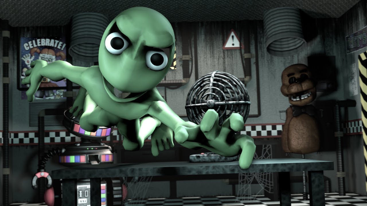 Dame Tu Cosita Funny Cartoon Alien Is Springtrap In FNAF ULTIMATE ...
