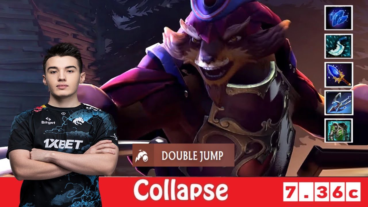 [DOTA 2] TSpirit.Collapse the PANGOLIER [OFFLANE] [7.36c] - YouTube