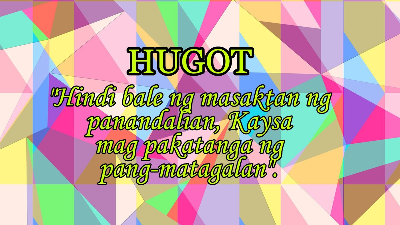 HUGOT| TAGALOG LOVE QUOTES - YouTube