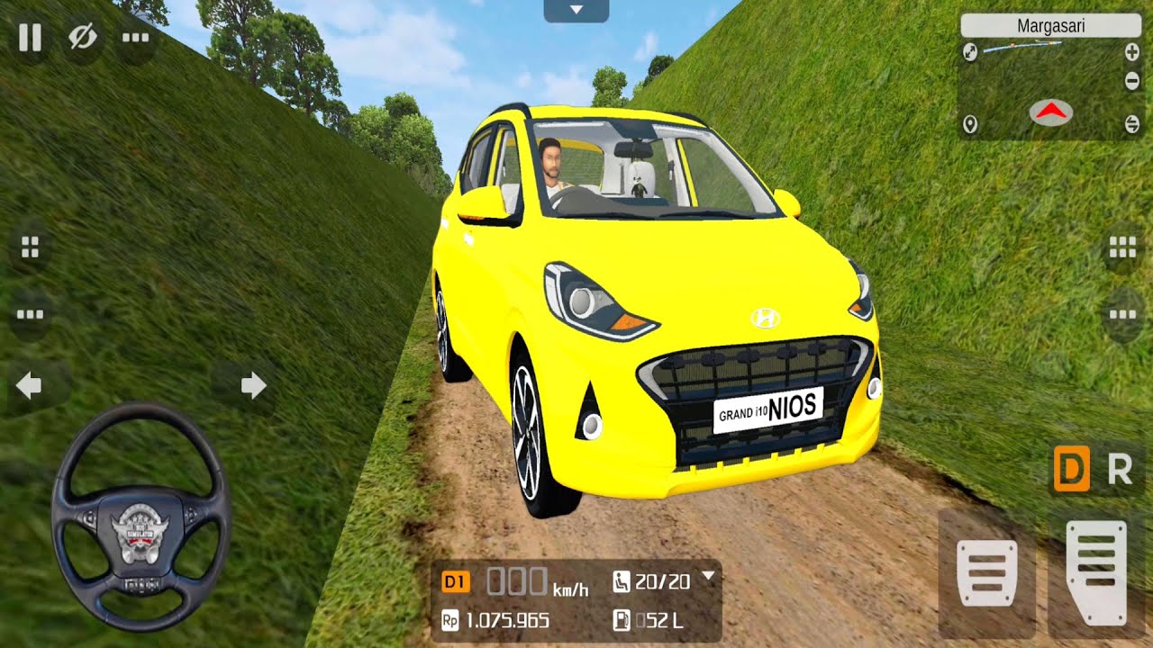 Hyundai Grand i10 Nios Car Driving in Bus Simulator Indonesia Android ...