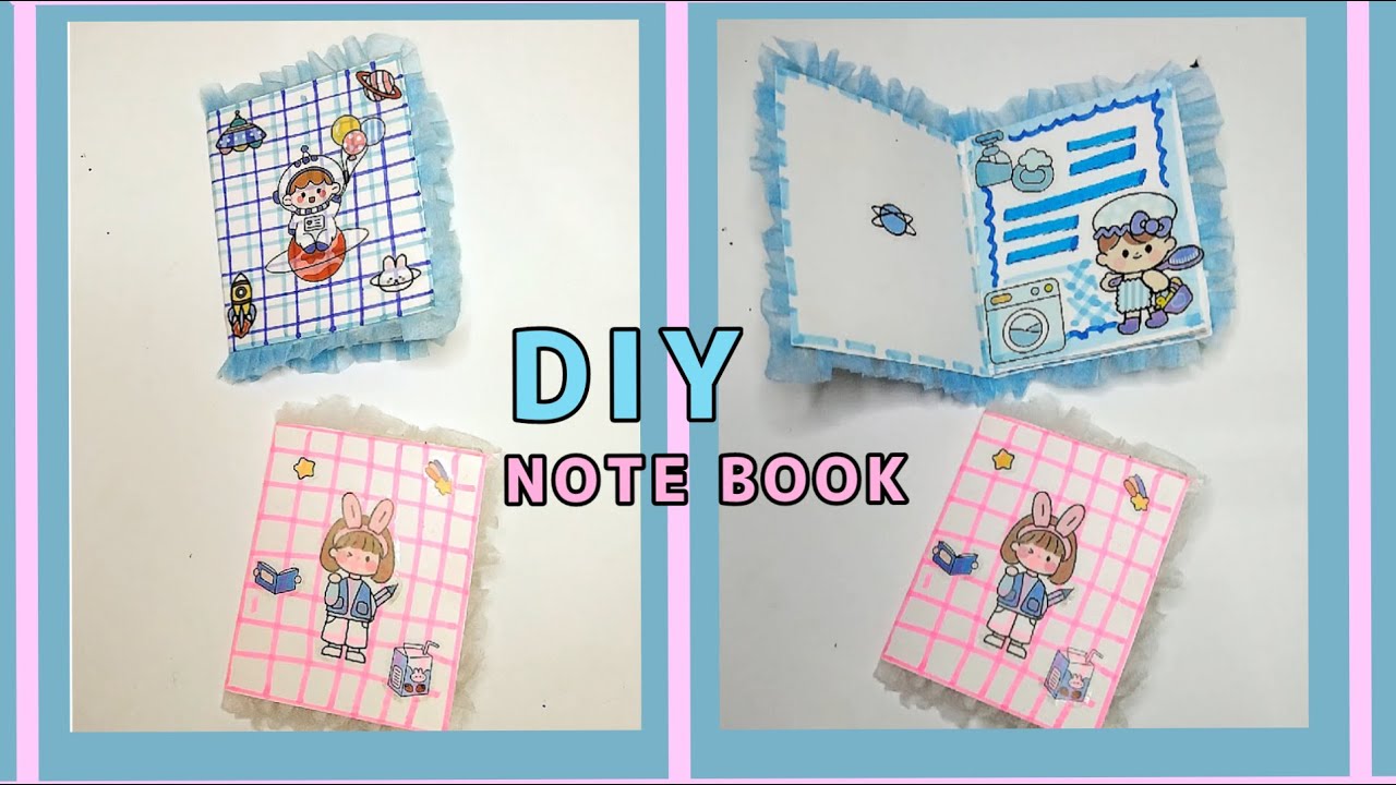 DIY PAPER CRAFTS IDEA / cara membuat buku dari kertas #papercraft - YouTube