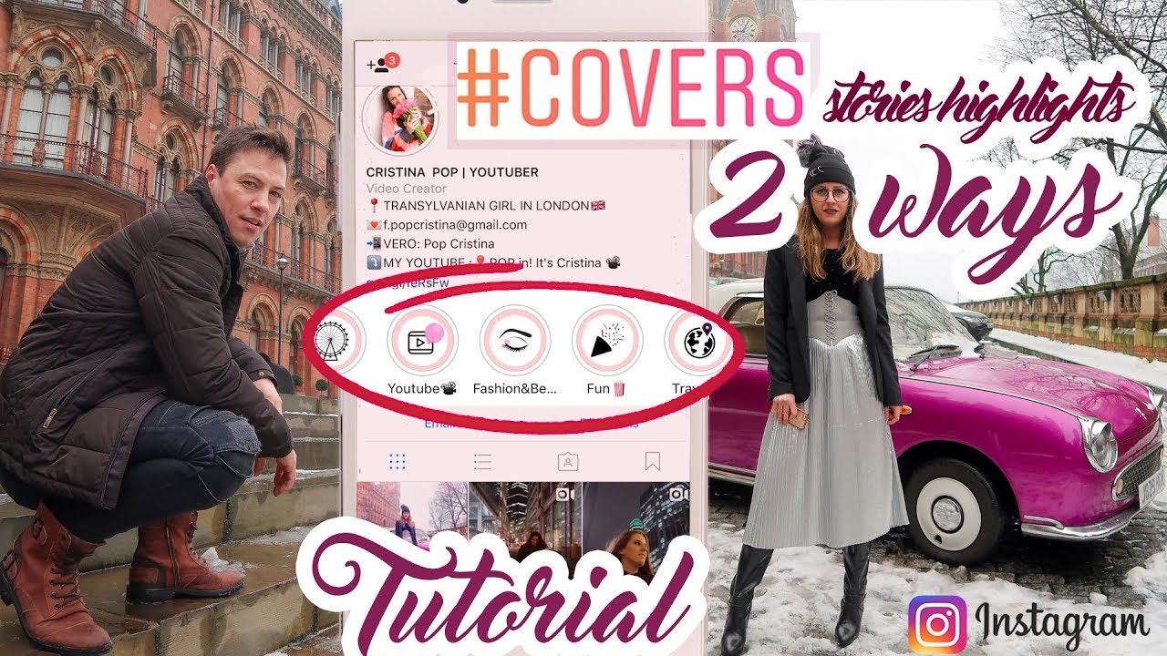 How to make INSTAGRAM COVERS for the stories HIGHLIGHTS? - YouTube