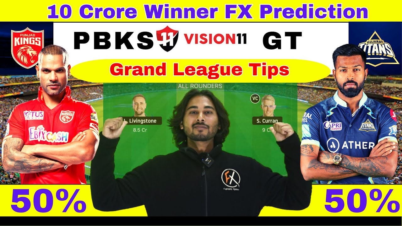 PBKS vs GT Dream11 Team Prediction, GT vs PBKS Dream11 Prediction ...