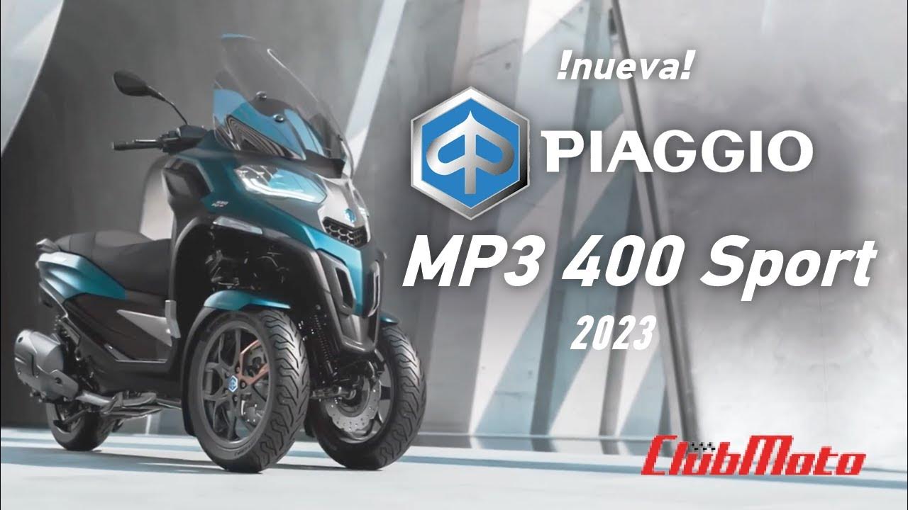 2023 PIAGGIO MP3 400 HPE SPORT 2023 /prueba de rodaje y opinión /septiembre 23 - YouTube
