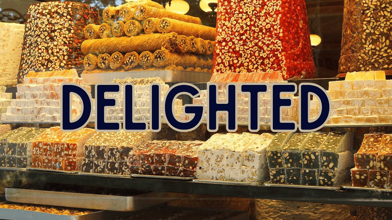 What is the meaning of Delighted? - YouTube