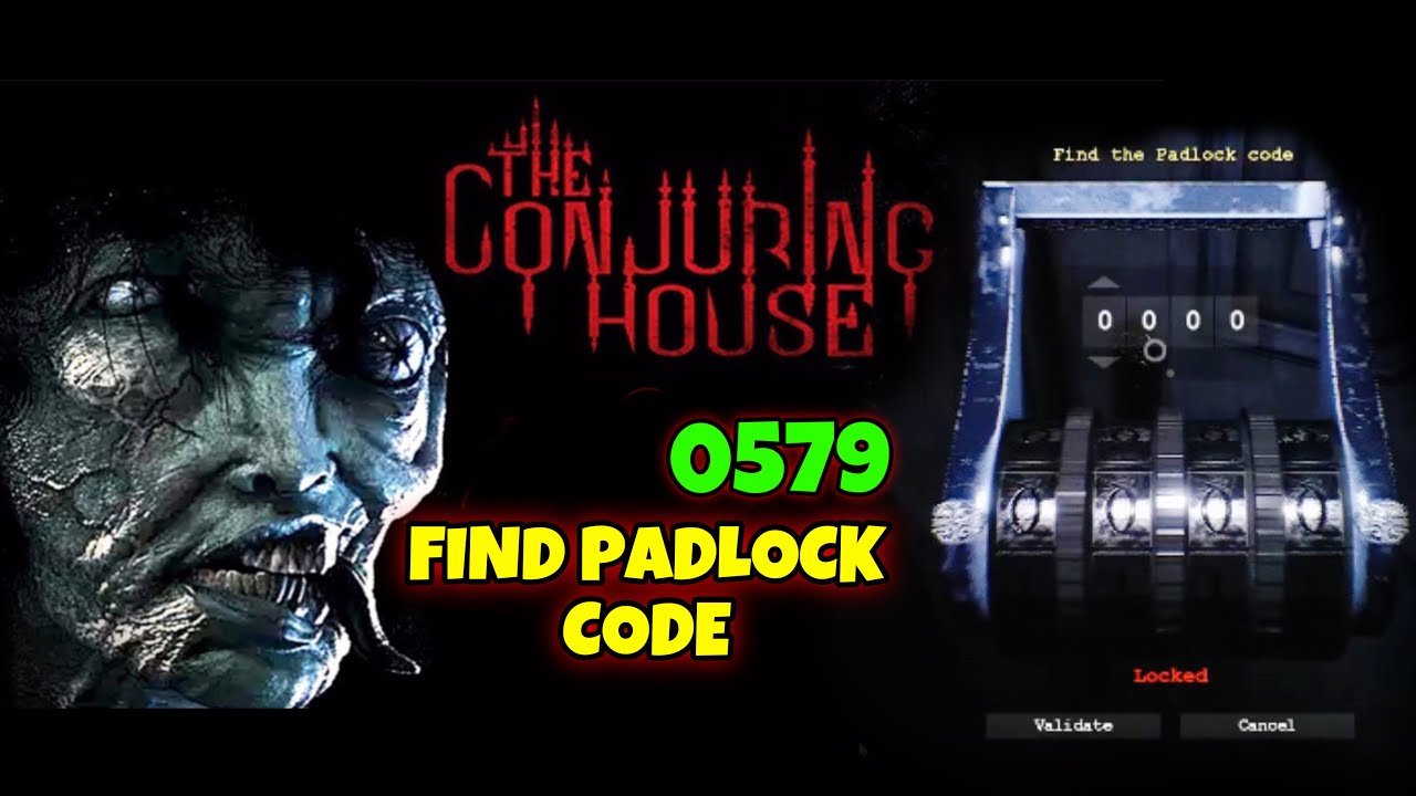 Find padlock code in the conjuring house || Where to find code ...