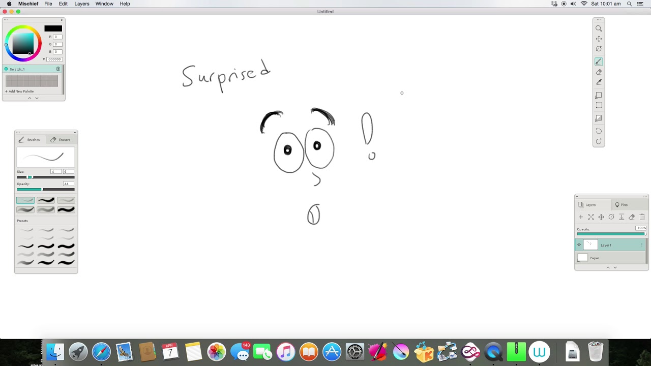 How to draw BASIC cartoon expressions - YouTube