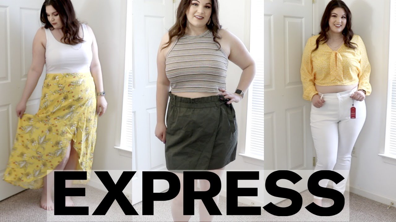 PLUS SIZE SPRING EXPRESS HAUL & TRY ON | Kelly Elizabeth - YouTube