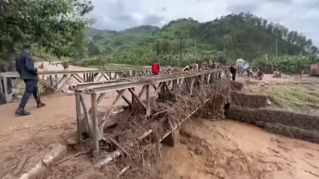 Deadly flooding kills more than 120 people in Rwanda - YouTube