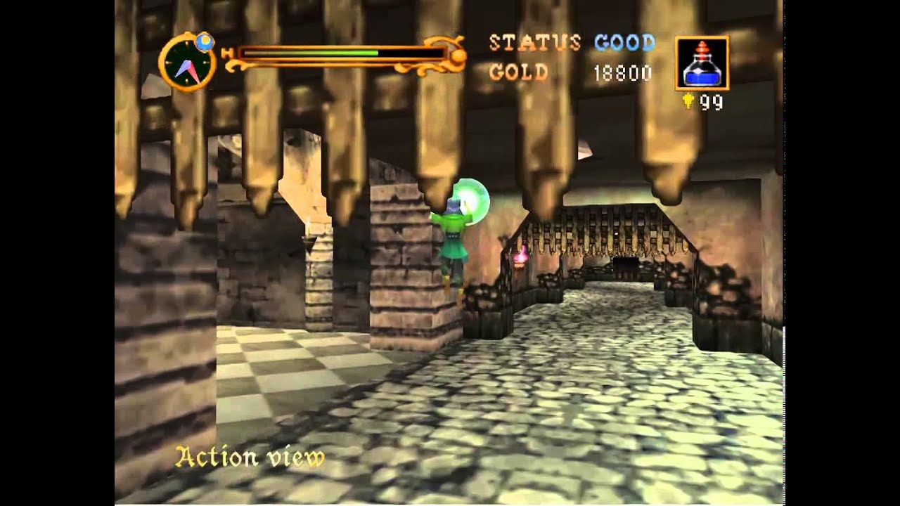 N64 Castlevania Walkthrough 5-Castle Center 惡魔城 5-惡魔城中心 Part A - YouTube