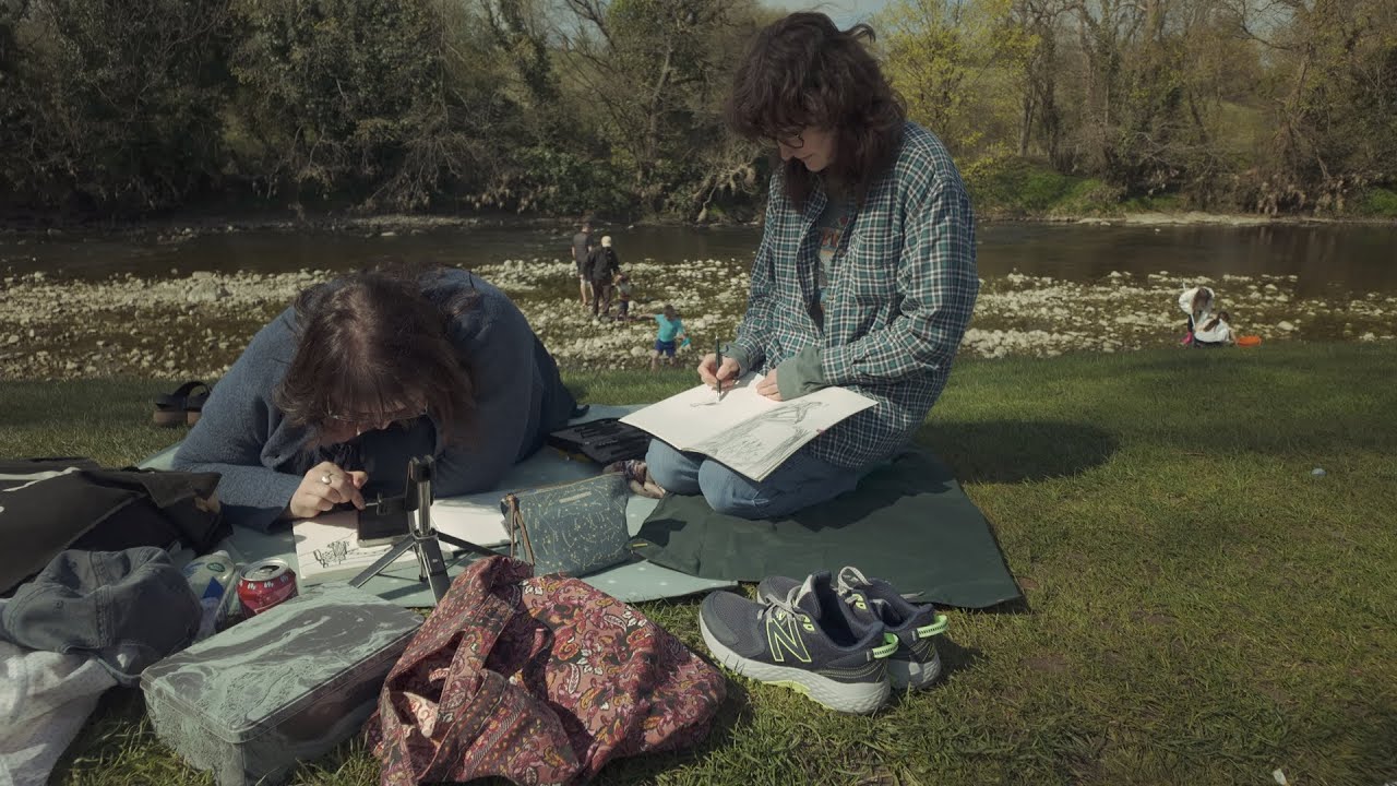 on friendships and just existing together (+ drawing) - YouTube