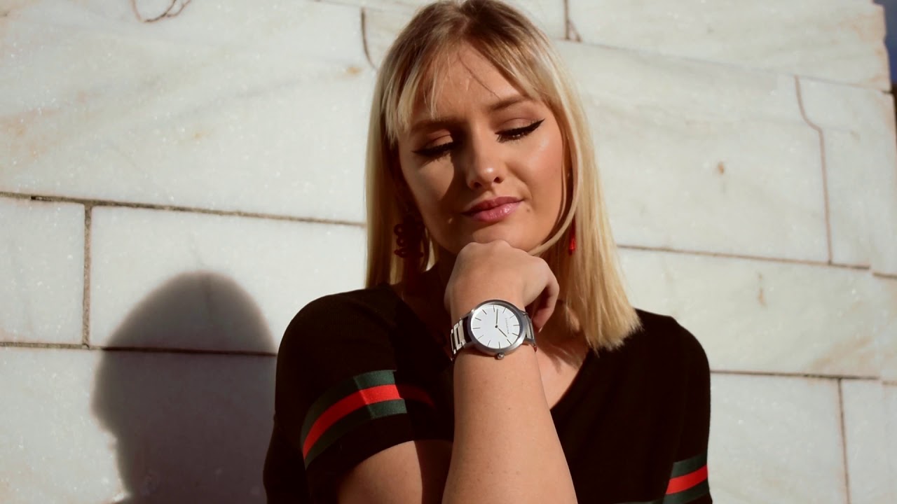 FOXLEIGH || Silver Steel Timepeice for Her - YouTube