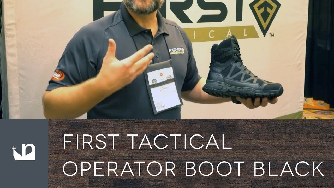 First Tactical Operator Boot Black - Shot Show 2018 Special Feature ...