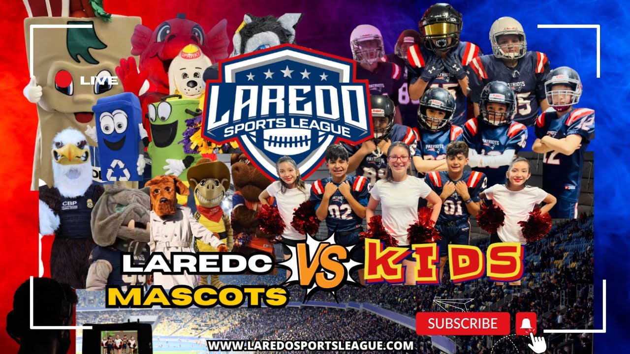 Laredo Mascots vs KIDS - Tackle Football Game 2024 #laredotexas #laredo ...