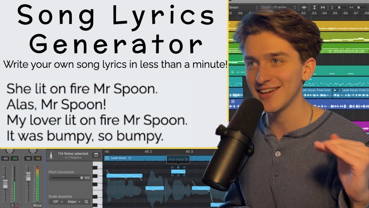 writing a song with a random lyric generator #2 - YouTube