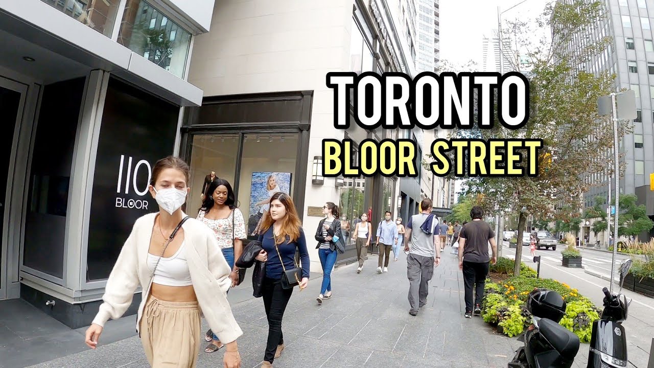 Toronto Downtown Bloor Street September 2021 Canada - YouTube