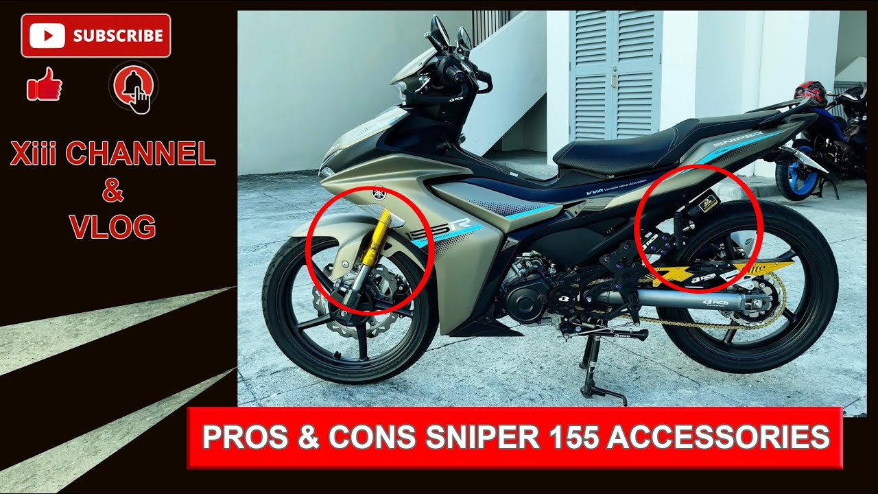 YAMAHA SNIPER 155R Racing Boy, OKM & Other Accessories REVIEW , PROS ...