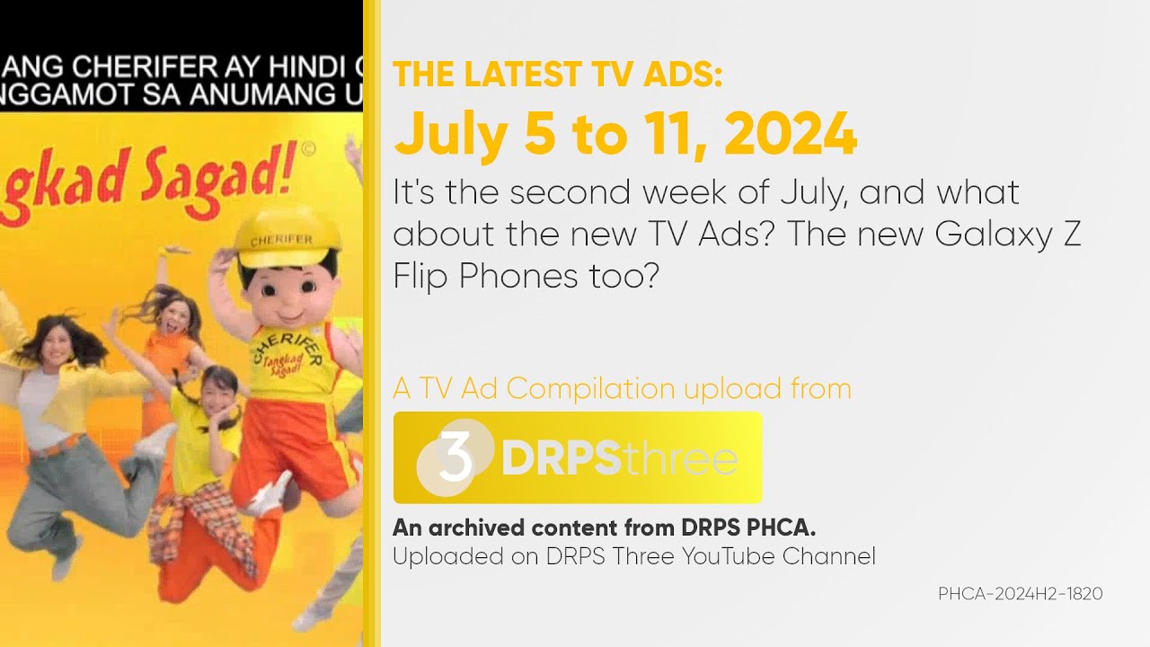 The Latest TV Ads: July 5 to 11, 2024 | DRPS Three TV Ad Compilations ...