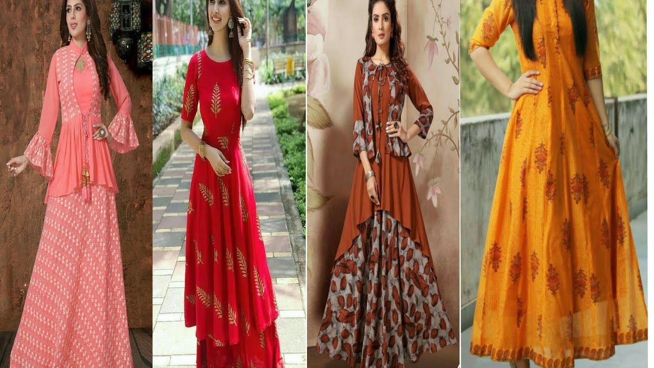 New stylish party wear grown designs for girls on 2020 - YouTube