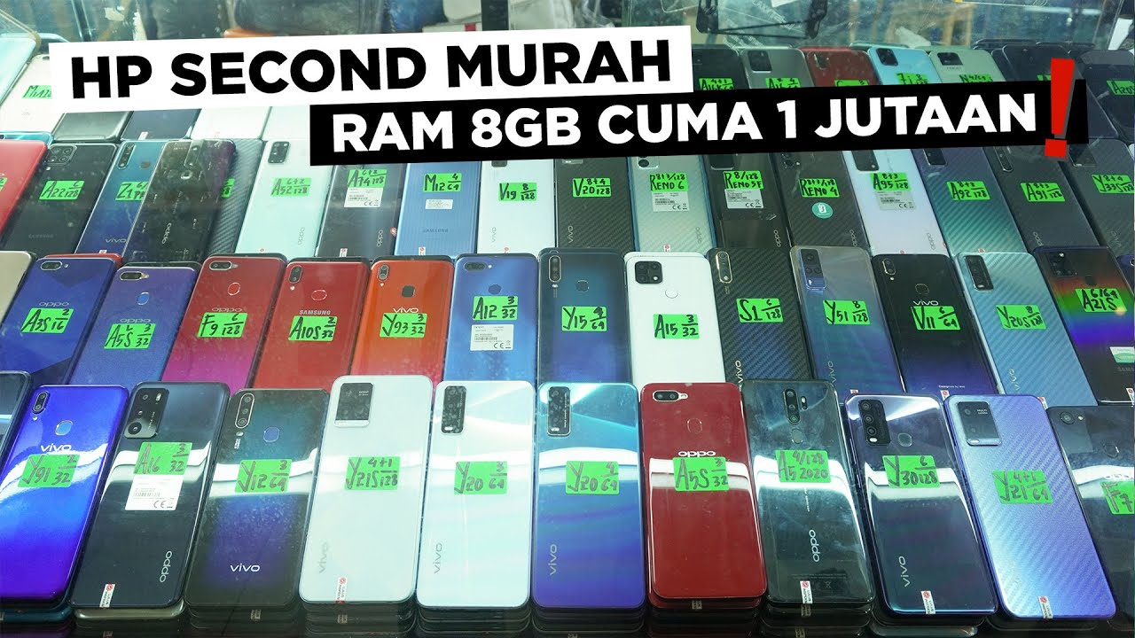 Cek Pasar Offline! Nemu Hp Second Super AMOLED + 8/128GB Cuma 1 JUTAAN ...