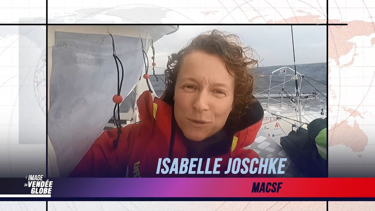 L’image du jour du Vendée Globe du 1er février : Isabelle Joschke en ...