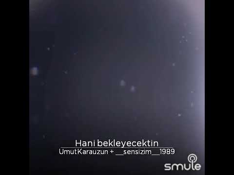 Hani bekleyecektin